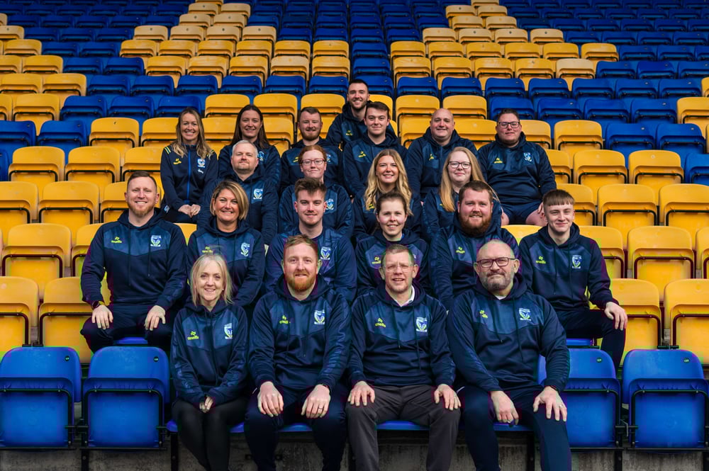Warrington Wolves Foundation team members